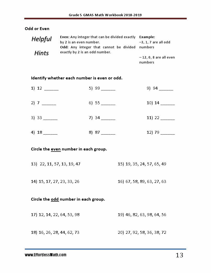 Grade 5 Georgia Milestones Mathematics Workbook 2018-2019: A ...
